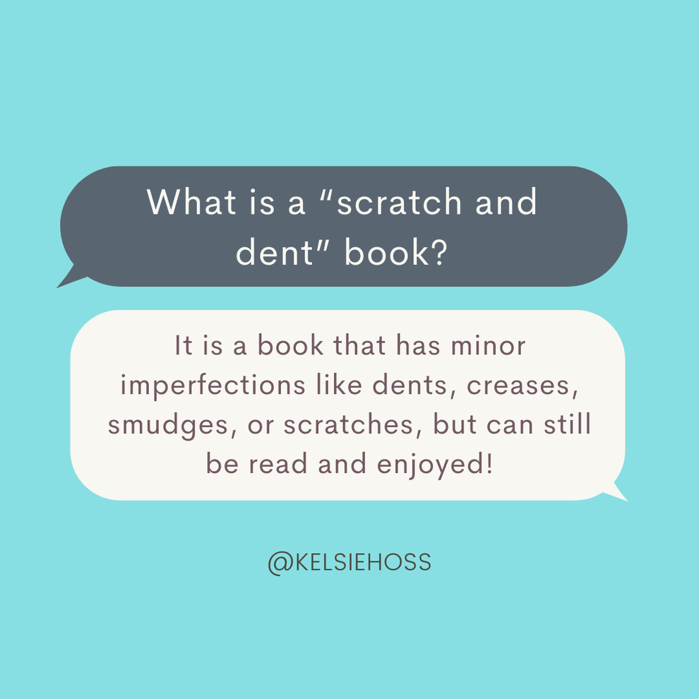 Blind Date with a Scratch and Dent Book – kelsiehoss